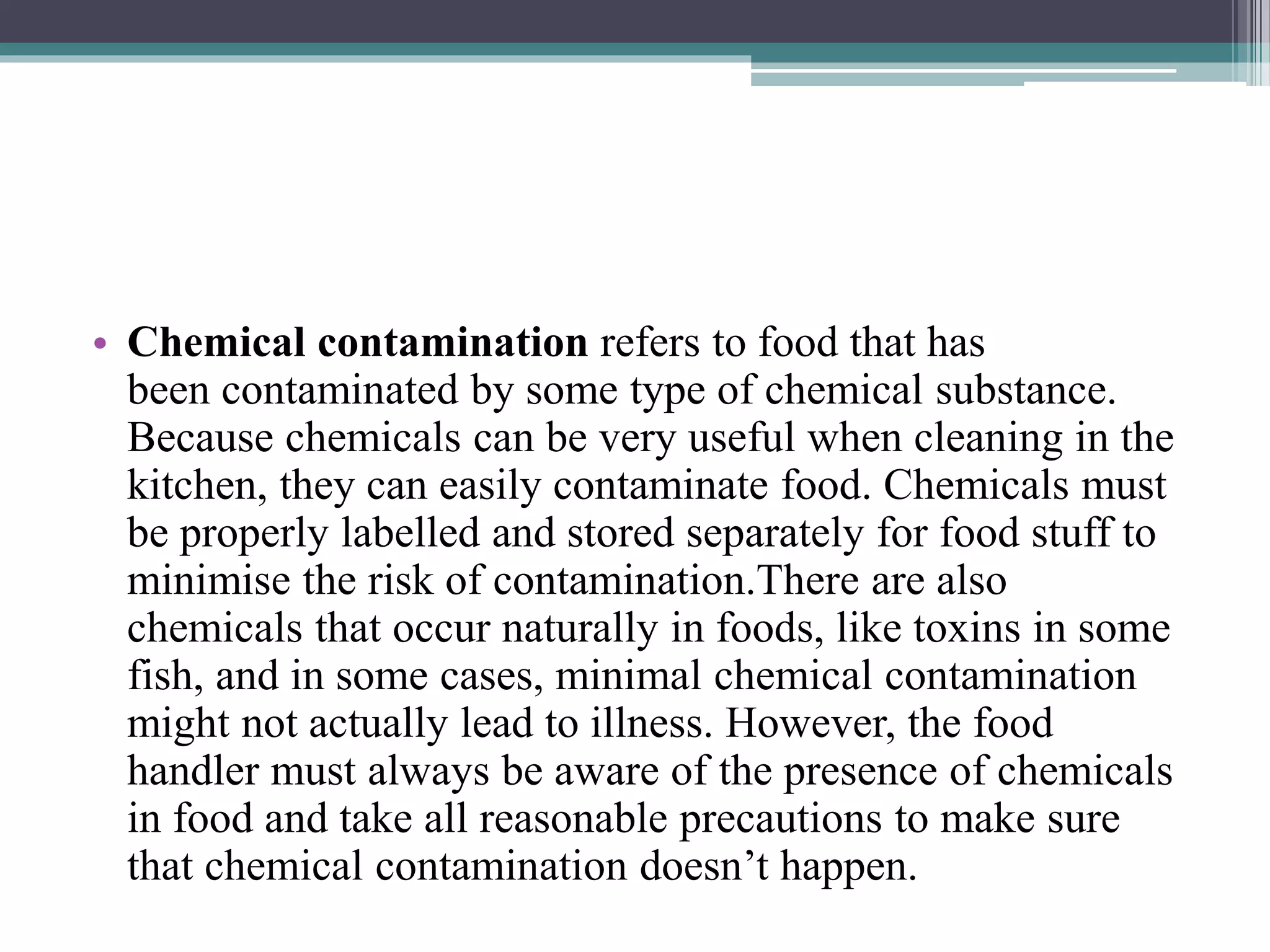 Food contamination & food spoilage | PPTX