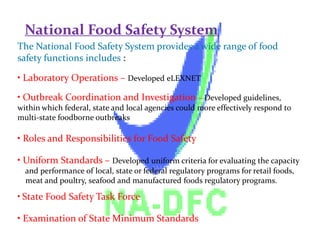 Food control agency and their roles | PDF