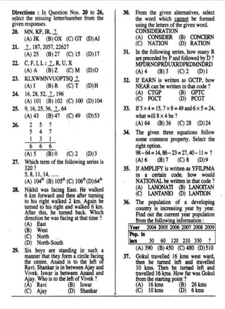 Food corporation of india fci assistant grade exam solved papers | PDF