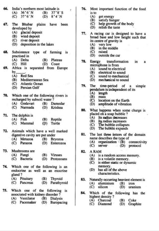 Food corporation of india fci assistant grade exam solved papers | PDF