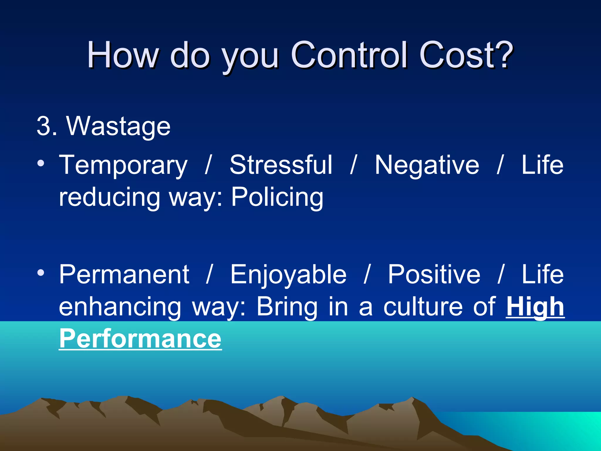 Food cost control | PPT