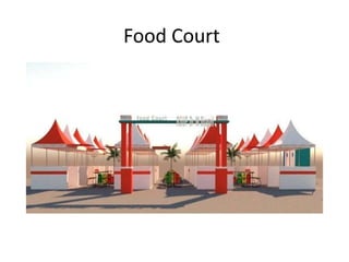 Rencana Denah dan lokasi untuk foodcourt | PPTX