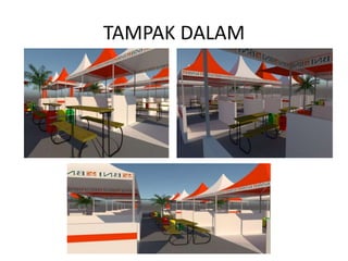 Rencana Denah dan lokasi untuk foodcourt | PPTX