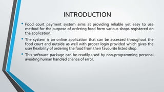 Food court app | PPTX