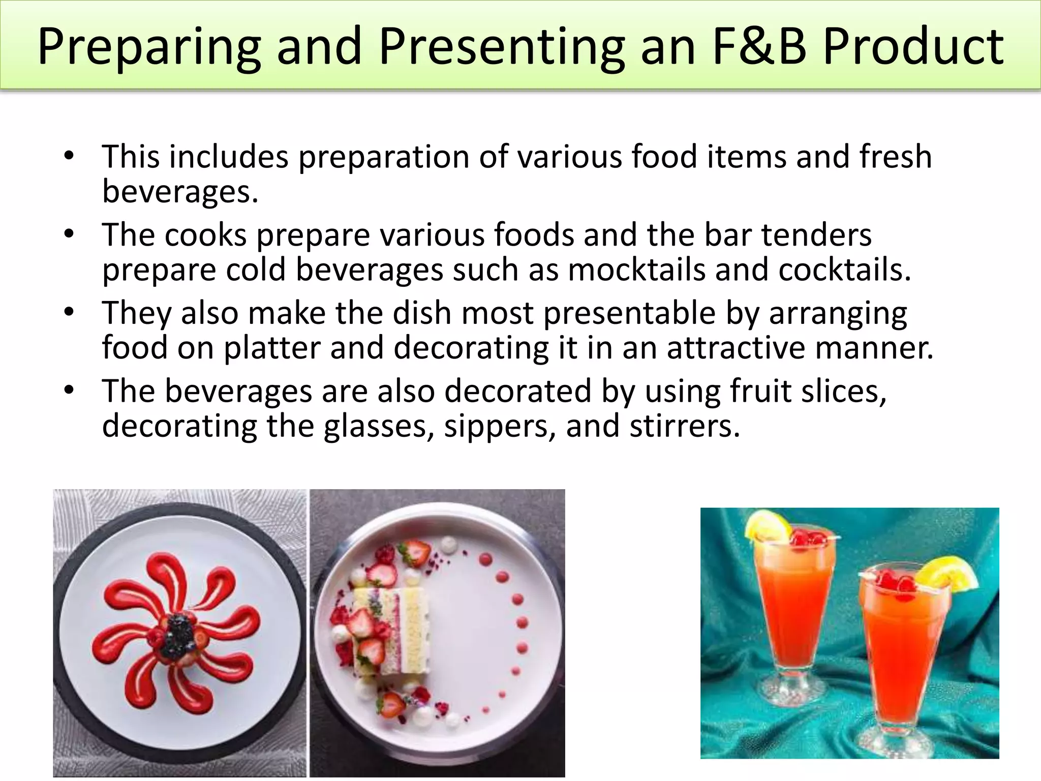 Food cycle or food and beverages service cycle | PPTX