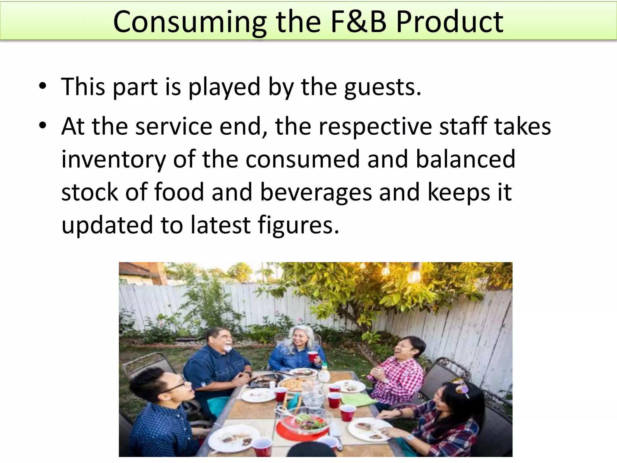 Food cycle or food and beverages service cycle | PPTX