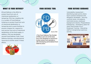 Food defense in Food science and technology | PDF