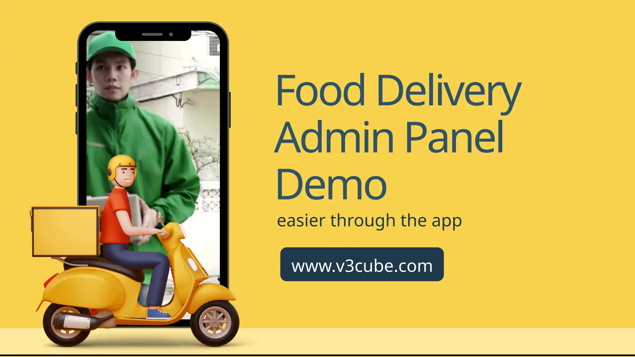 Food Delivery Admin Panel Demo- easier through the app | PPT