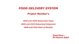 FOOD DELIVERY APP PITCHING project s.pptx