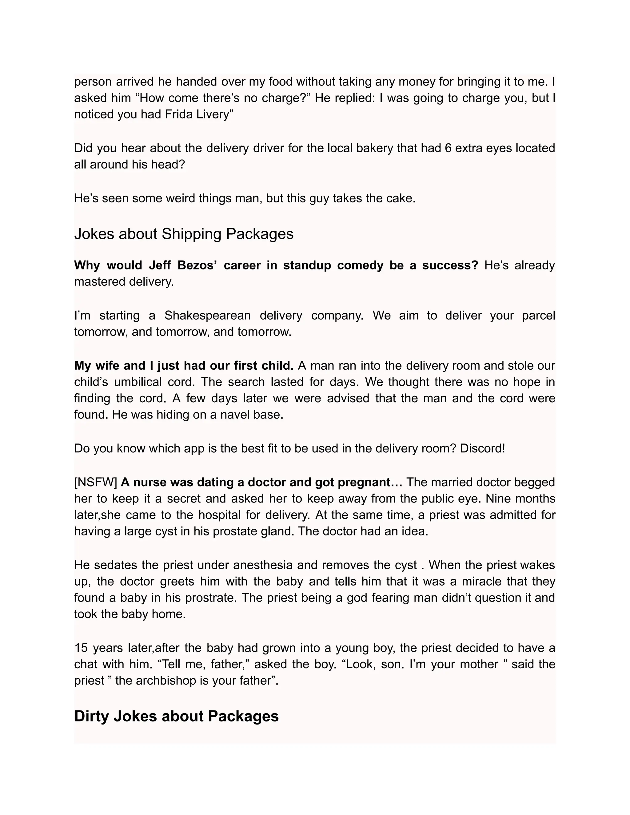 Food Delivery Puns _ Delivery Puns _ Food Delivery Jokes.pdf ...