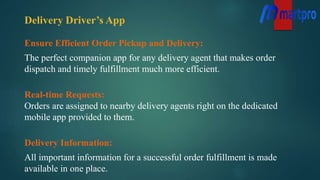 Food delivery system | PPT