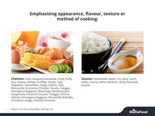 Food Descriptions That Make You Hungry: Hypnotic Menu Writing Tips ...