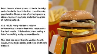 Food Desert to Community Gardens- Judah Pritchett | PPTX