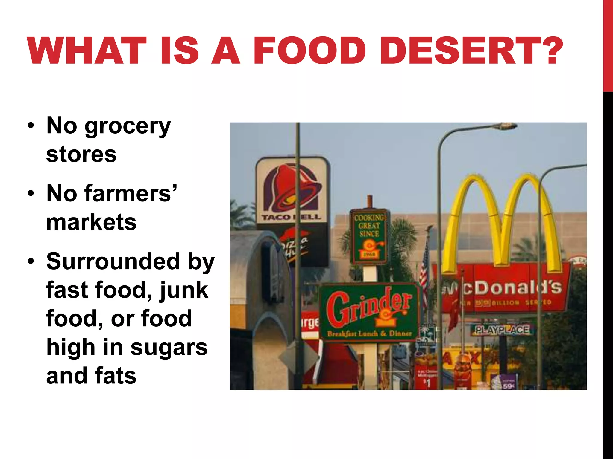 Food Deserts | PPTX