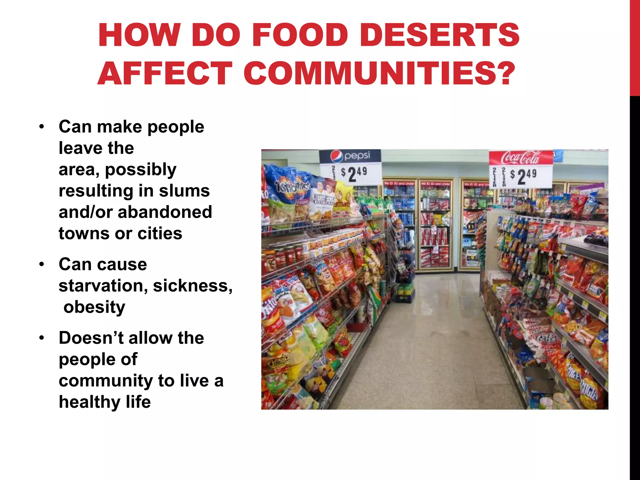 Food Deserts | PPTX