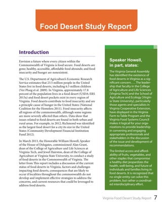 Virginia Food Desert Report | PDF