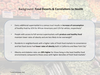Food Deserts and Fast Tracking Grocery Stores | PDF