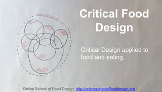 What is Food Design? | PPTX