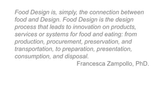 What is Food Design? | PPT