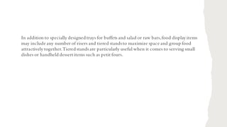 Food Display Options | PPT