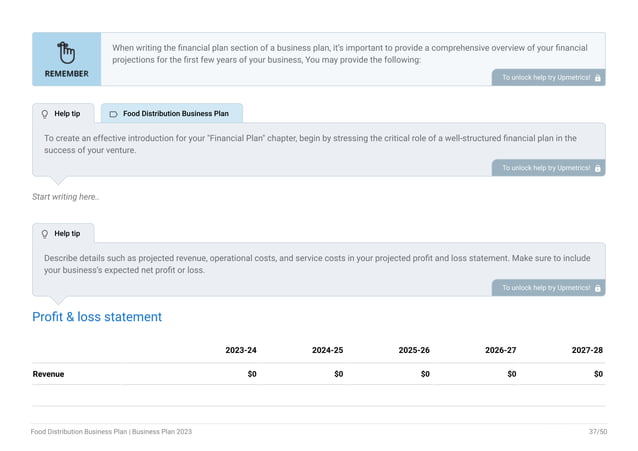 food distribution business plan example | PDF | Business | Business and ...