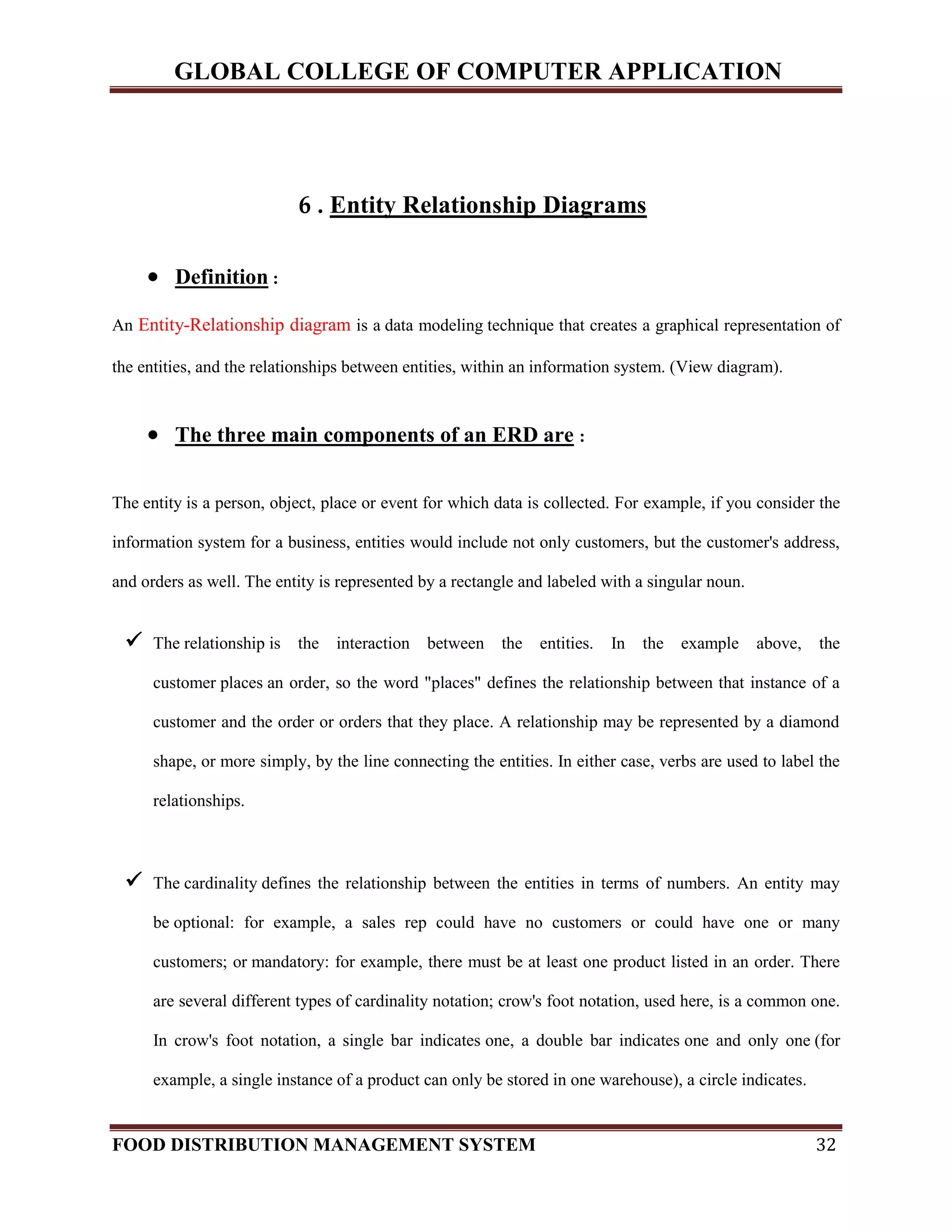 Food distribution management system | PDF