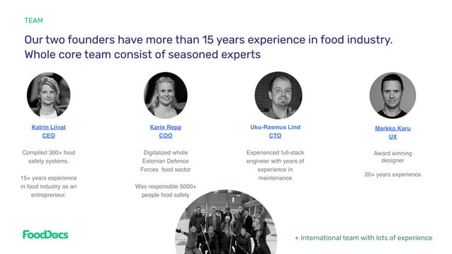 Fooddocs 2021 investor | PPT