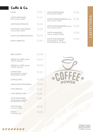 Food&drink menu zero6o | PDF
