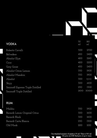 In-Room Dining Menu (Contactless) | PDF