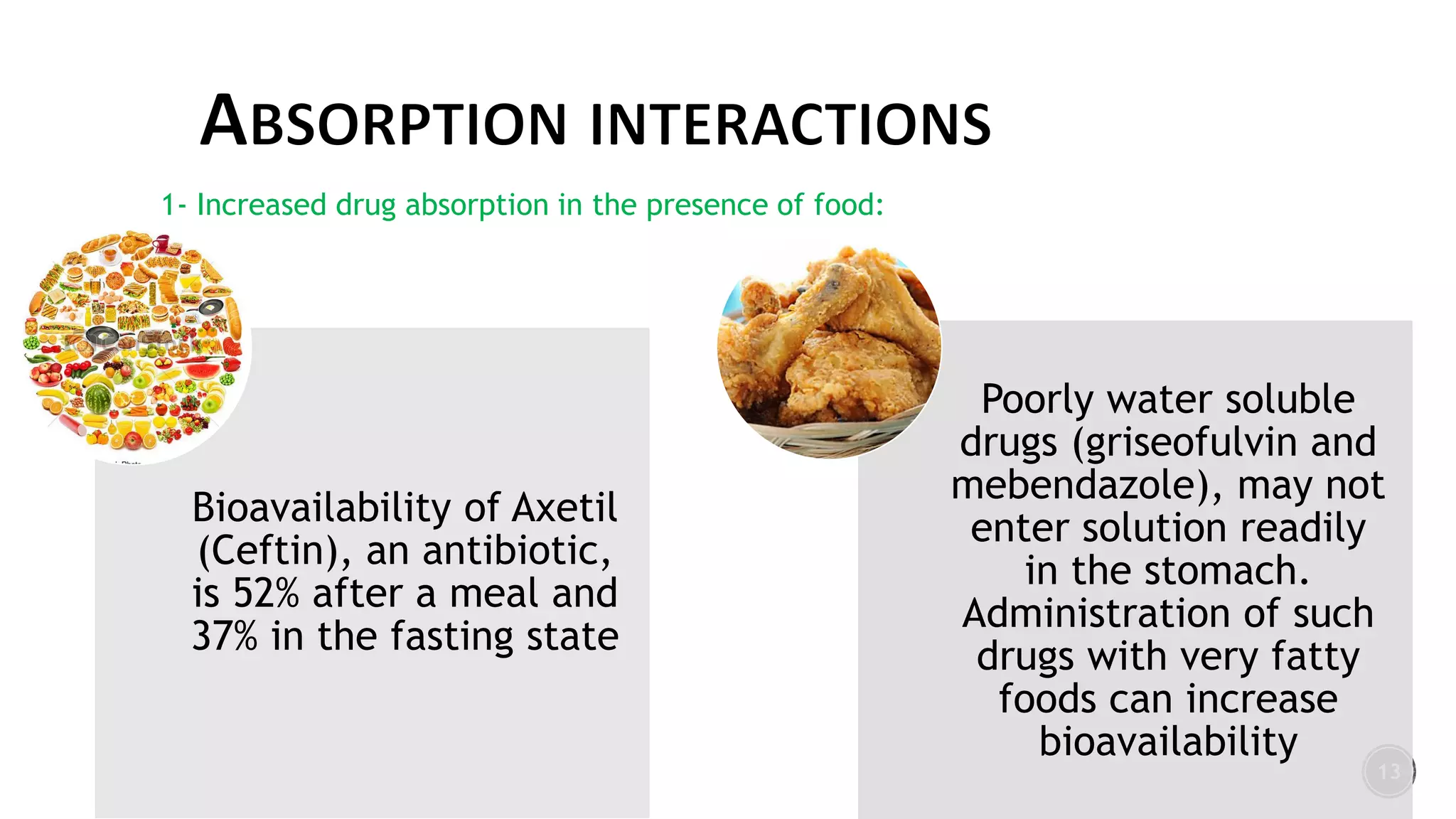Food drug interactions powerpoint | PDF