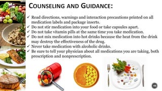 Food drug interactions powerpoint | PDF