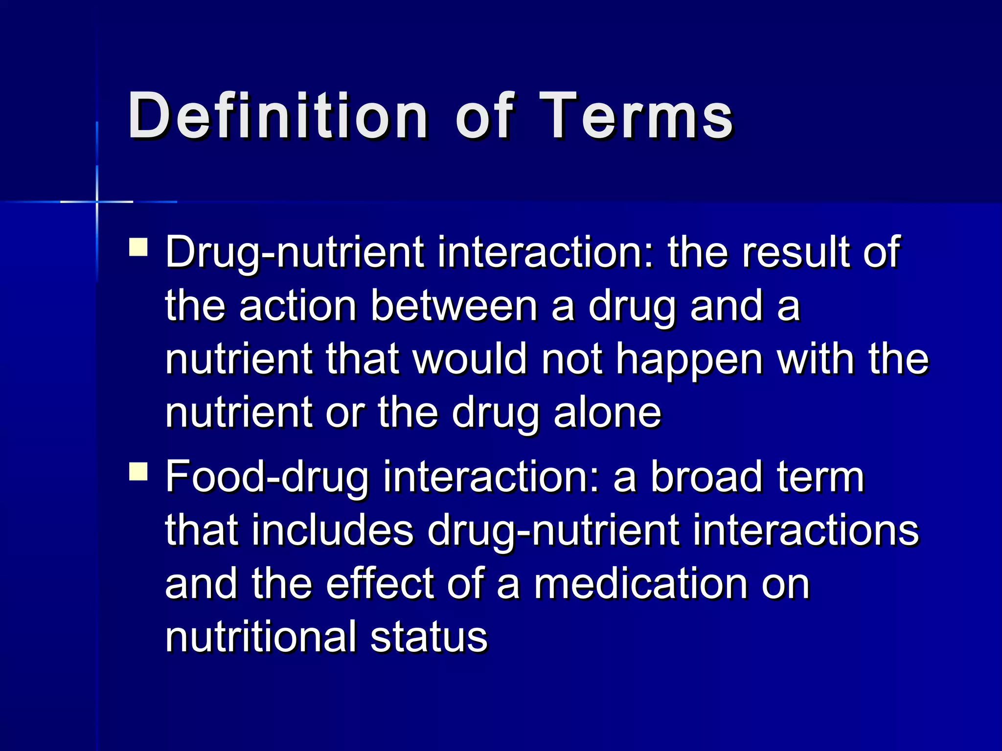 Food drug interaction | PPT