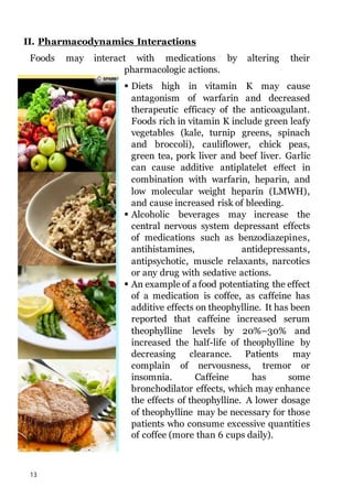 Food drug interactions | DOCX
