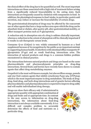 Food drug interactions | DOCX