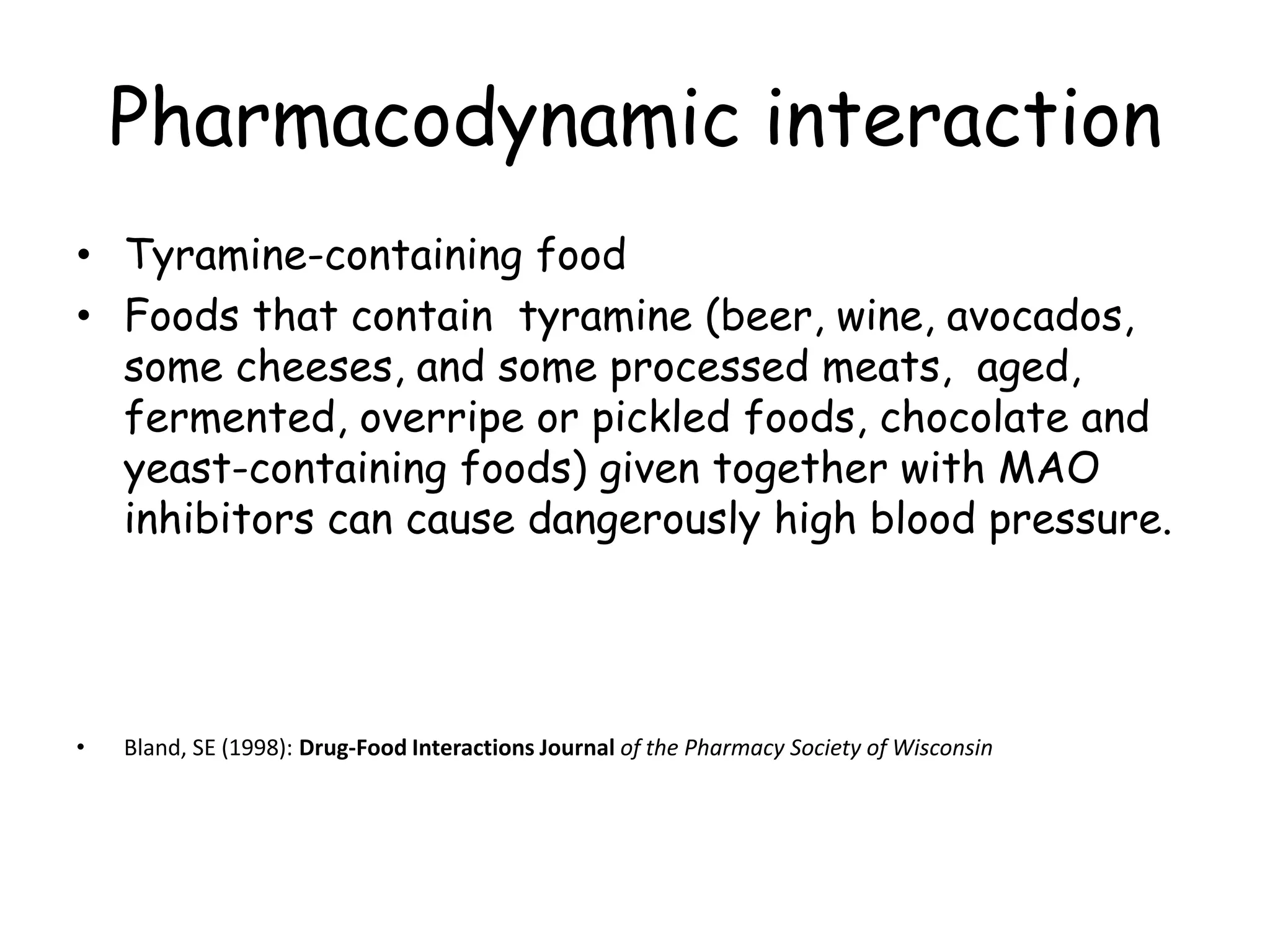 Food drug interactions revized 2021 | PPT