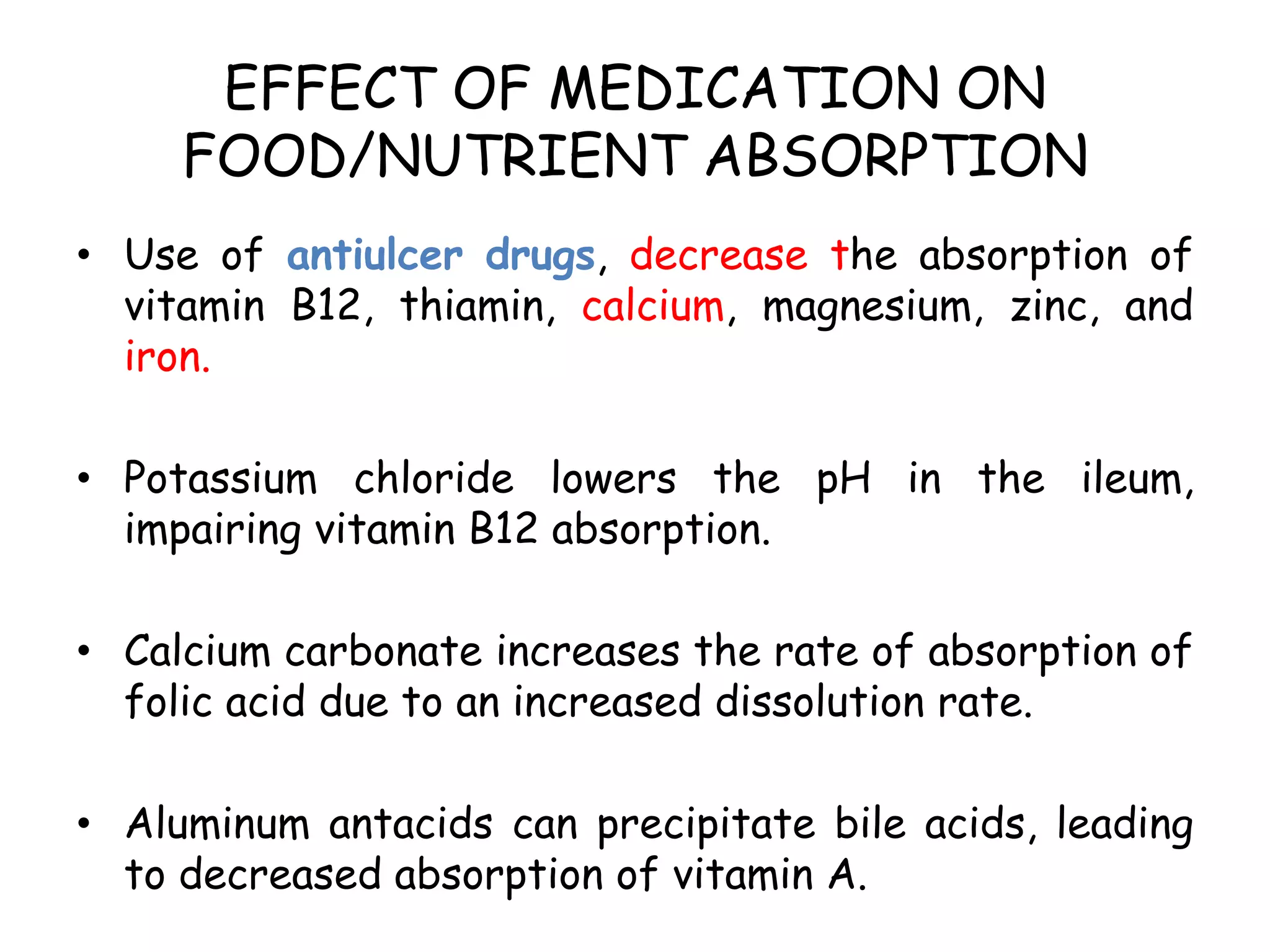 Food drug interactions revized 2021 | PPT