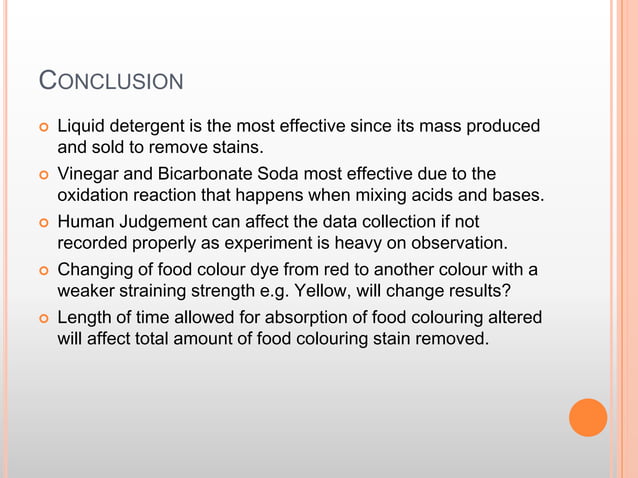 Food dye presentation | PPT