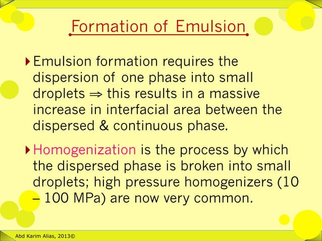 Food emulsion | PDF | Physics | Science