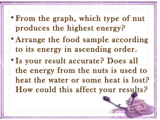 Food energy | PPT