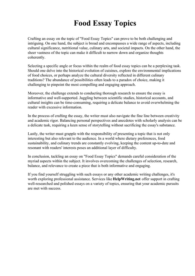 Food Essay Topics.pdf