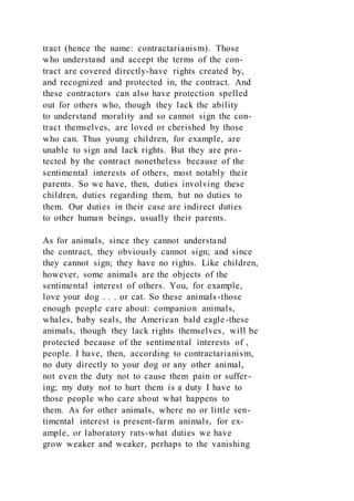 Food ethics paul pojman towson university ~., wa | DOCX