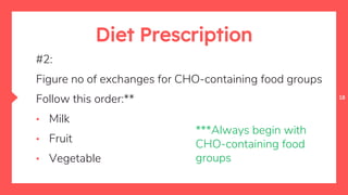 Food exchange | PPTX