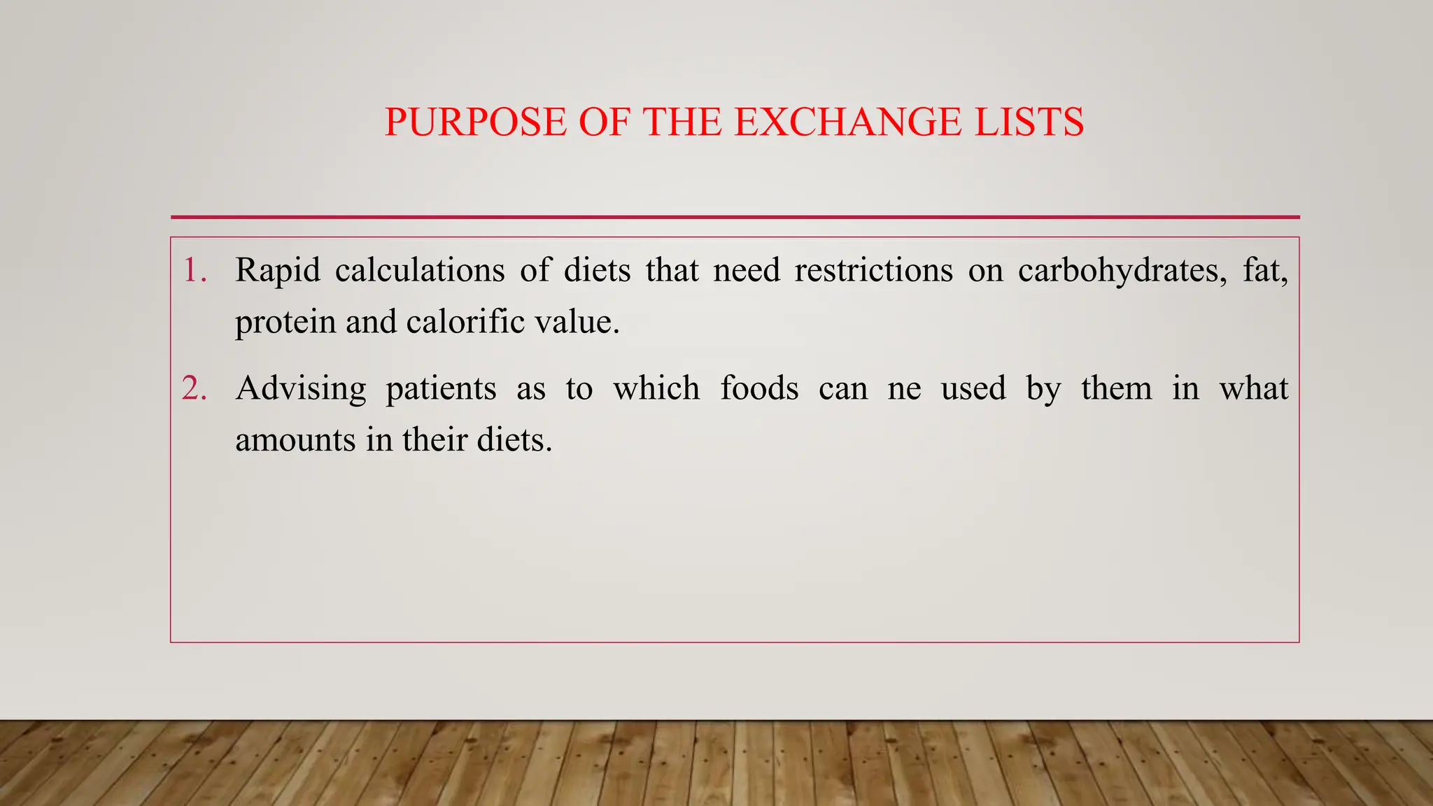 Food exchange list and dietary guidelines for food.pptx