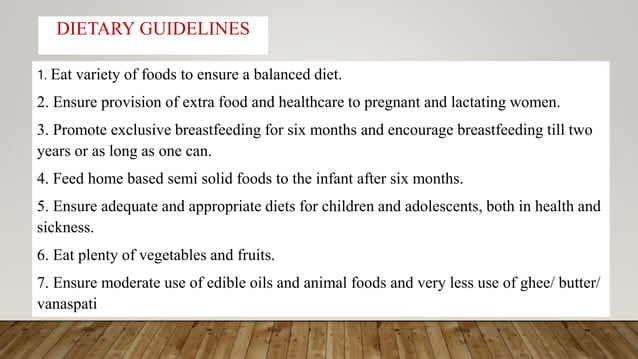 Food exchange list and dietary guidelines for food.pptx