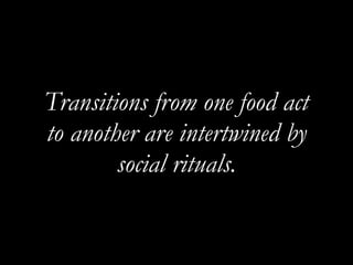 Eating Experience Design | PDF