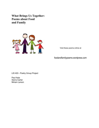 Food&family poetry brochure | PDF