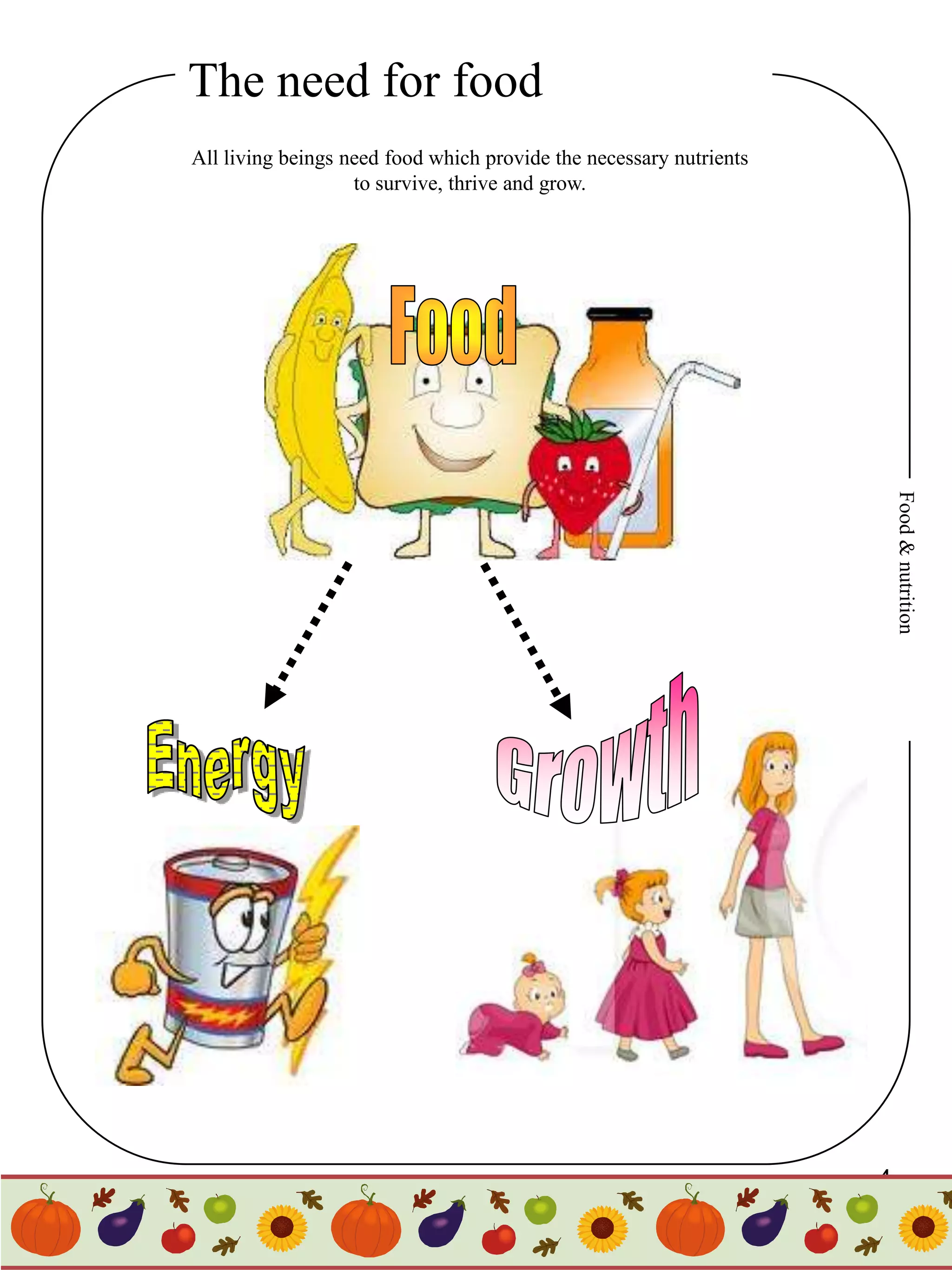 Food & Nutrition Project for 4th graders | PPT