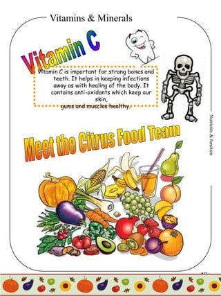 Food & Nutrition Project for 4th graders | PDF