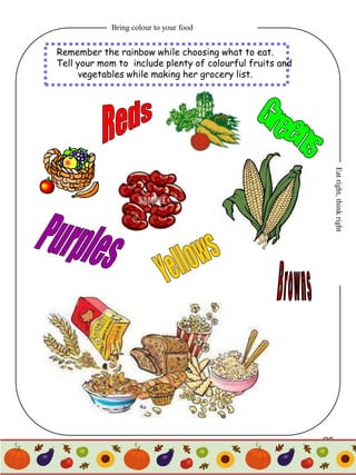 Food & Nutrition Project for 4th graders | PDF