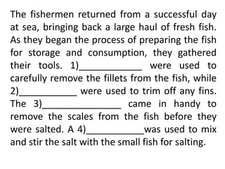 TVE 7 FOOD FISH PROCESSING PROCEDURE.pptx